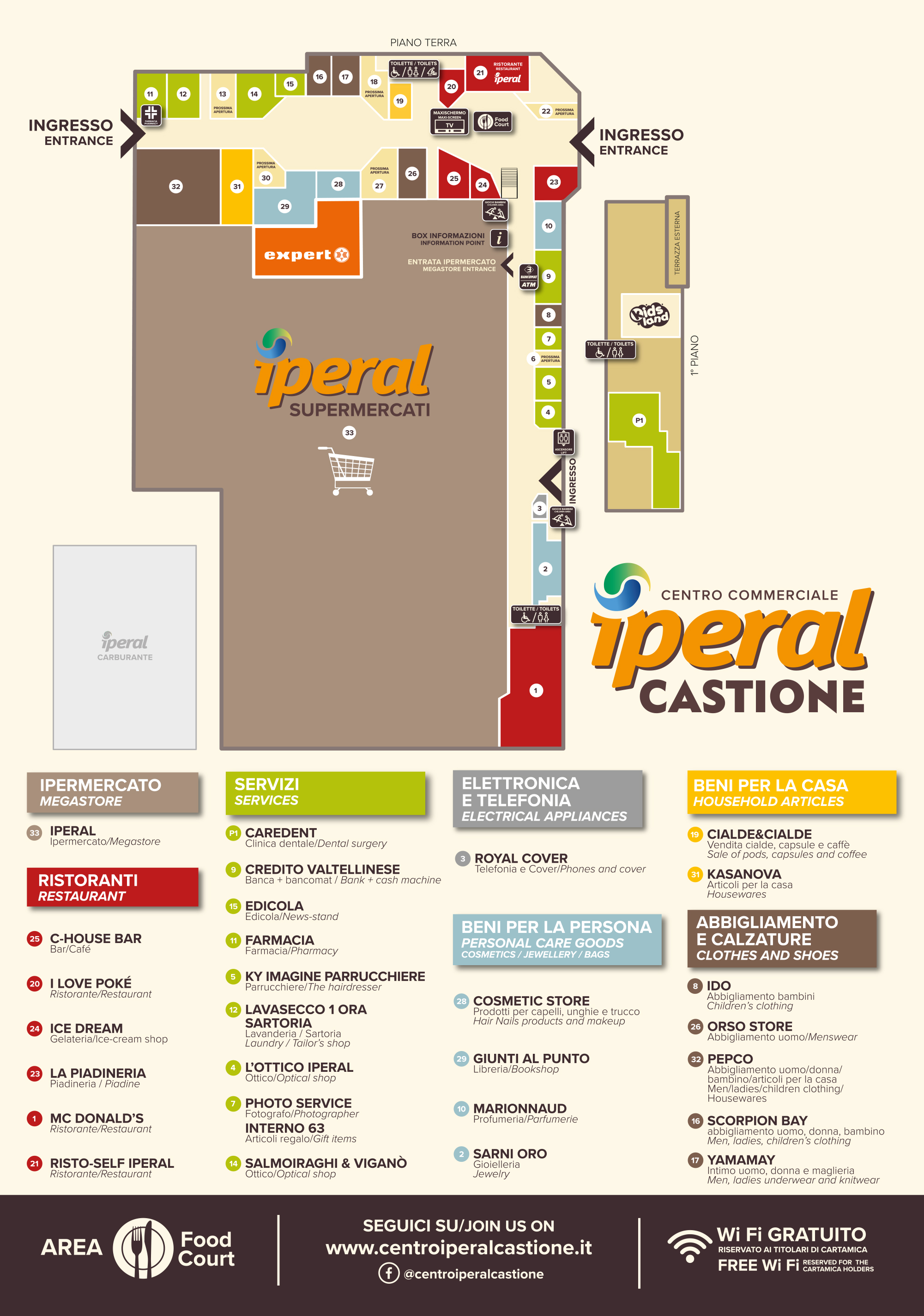 Mappa | Centro Iperal Castione